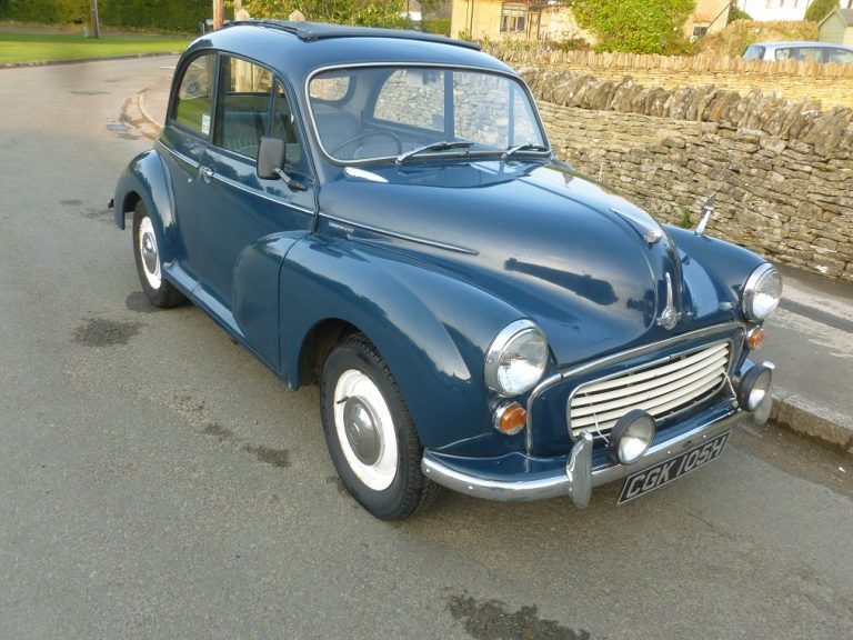 MORRIS MINOR 1000 2 DOOR SALOON 1969. TRAFALGAR BLUE. £2950.00 (NOW ...