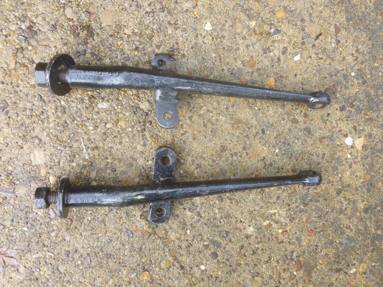 MORRIS MINOR BUMPER BRACKETS AND SPRING BARS. — Minorparts of Oxford